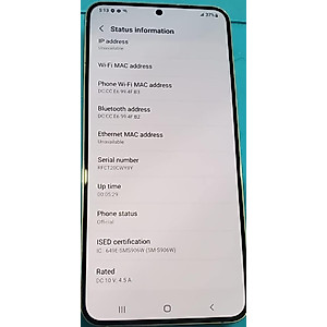 SAMSUNG Galaxy S22 Plus 5G (SM-S906E/DS) Dual SIM 128GB/ 8GB RAM, GSM Unlocked International Version - Phantom Black