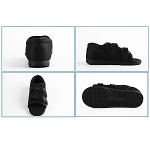 SUPVOX Post Op Shoe Lightweight Medical Walking Boot Post Injury Surgical Foot Cast Toe Orthopedic Support Brace for Broken Bone Men Women Fracture Recovery