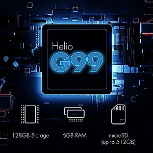 NUU A25 AMOLED 120Hz 6.7" Phone for T-Mobile, ATT, Cricket, Mint, ULTRA, Metro, Gaming phones, Octa-Core Helio G99, 4G/LTE Dual SIM, 6GB + 128GB 50MP Camera, Champagne, International Travel