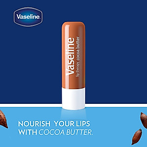 Vaseline Lip Therapy Variety 4-Pack – Rosy Lips + Cocoa Butter Moisturizing Lip Balm with Vitamin E, 0.16 Oz Ea