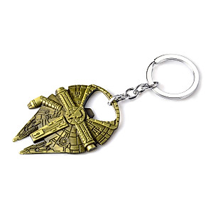 REINDEAR Star Wars Legendary Starship Millennium Falcon Metal Bottle Opener Keychain
