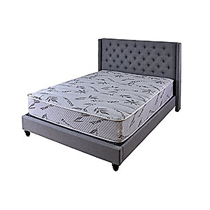 Alphabet Mattress Hybrid Mattress Coil System Spring and Memory Foam Mattress Deliver in Box 15-Year Warranty (Queen)