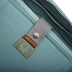 TSD Brand Valley Hill Canvas Backpack (Teal)