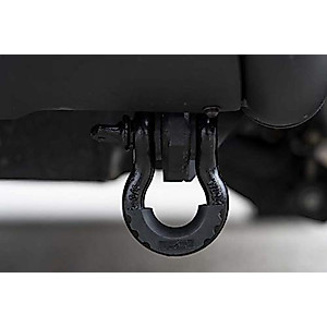Rough Country Tow Hook Shackle Mounts for 2007-2021 Toyota Tundra - RS146 , Black