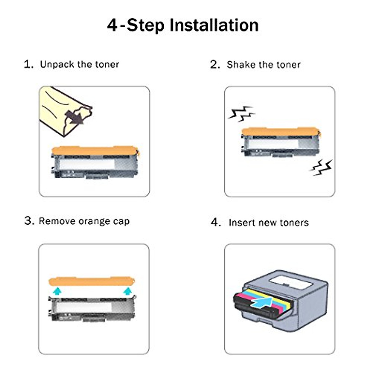 Limeink 2 Compatible Toner Cartridges Replacement for Samsung K404S 404 404s Black Toner for Samsung CLT K404S C430W Xpress c480fw Toner Cartridges Printer