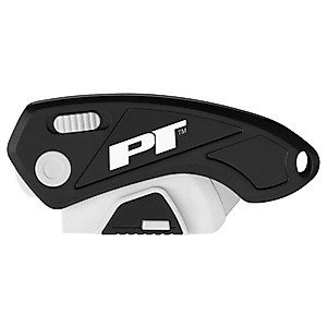 Performance Tool W692 Slim and Lightweight Utility Knife - High Impact ABS, Push-Button Blade Change, and Slide-Release Button for Safety