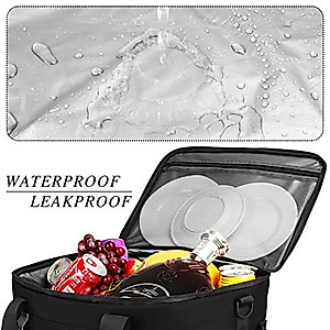 GARDRIT 16/30/60 Can Large Cooler Bag - Collapsible Insulated Lunch Box, Leakproof Cooler Bag Suitable for Camping, Picnic& Beach (39L)