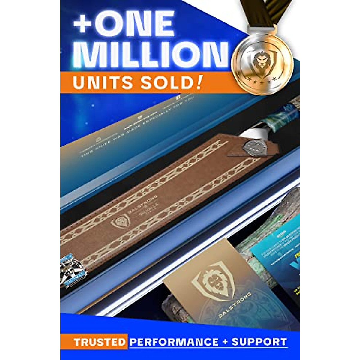 Dalstrong Slicing & Carving Knife - 12 inch - Valhalla Series - 9CR18MOV HC Steel - Celestial Resin & Wood Handle - Razor Sharp Kitchen Knife - w/Leather Sheath