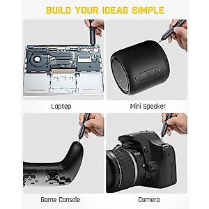 Fanttik NEX E1 3.7V Mini Electric Screwdriver Precision Screwdriver, 12 Bits, 0.2N.m Torque Setting, Max. 3 N.m, Magnetic Storage, 5/32''Hex, Repair Tool Set for Phone Camera Laptop Watch