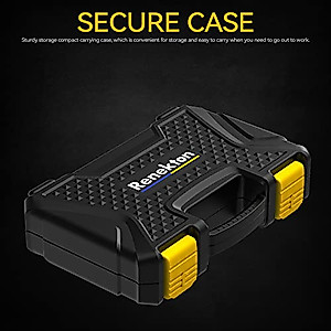 Renekton Triple Square Spline Bit Socket Set XZN,Tamper Proof,1/2" 3/8" 1/4" Drive,M4 - M18,S2 Steel,10 Pieces
