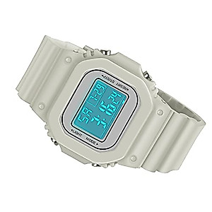 Digital Watch for Men Women Waterproof Outdoor Military Sports Timer Multifunctional Wristwatch Classic Design Easy to Set and Read Alarm Stopwatch Gift for Anniversary（1803 GY）
