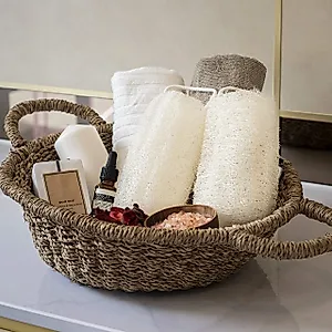 FAAY 4 Pcs Premium Natural Exfoliating Loofah Sponge: 6" Eco-friendly Unbleached Luffa Body Scrubber Rejuvenating Your Skin for Men and Women. Paraben Free Bath Sponge, Shower Loofah