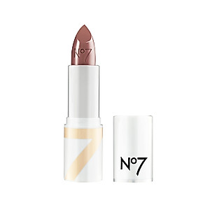 No7 Age Defying Lipstick - Ginger Rose - Anti Aging Makeup for Women - Hydrating Pink Lipstick with Hyaluronic Acid for Plumper, Smoother, Younger Looking Lips Over Time (3.5g)