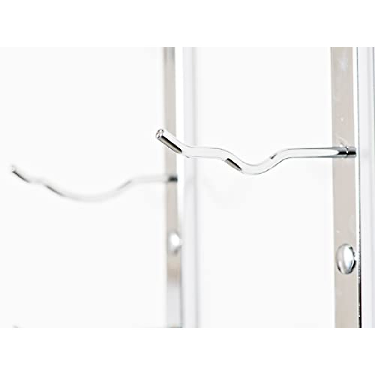 VintageView W Series Wine Rack 3 - Single Depth, Metal Wall Mounted Wine Rack - Modern, Easy Access Wine Storage - Space Saving Wine Rack with 9 Bottle Storage Capacity - (Chrome Luxe)