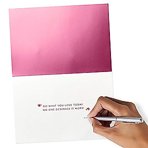 Hallmark Signature Birthday Card (Bicycle with Flowers)