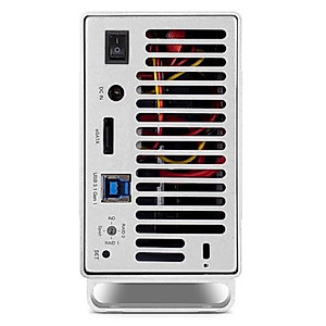 OWC Mercury Elite Pro 2 Bay RAID Enclosure with USB 3.2 for Dual 3.5 inch HDD's, External Hard Drive Enclosure for MAC and PC