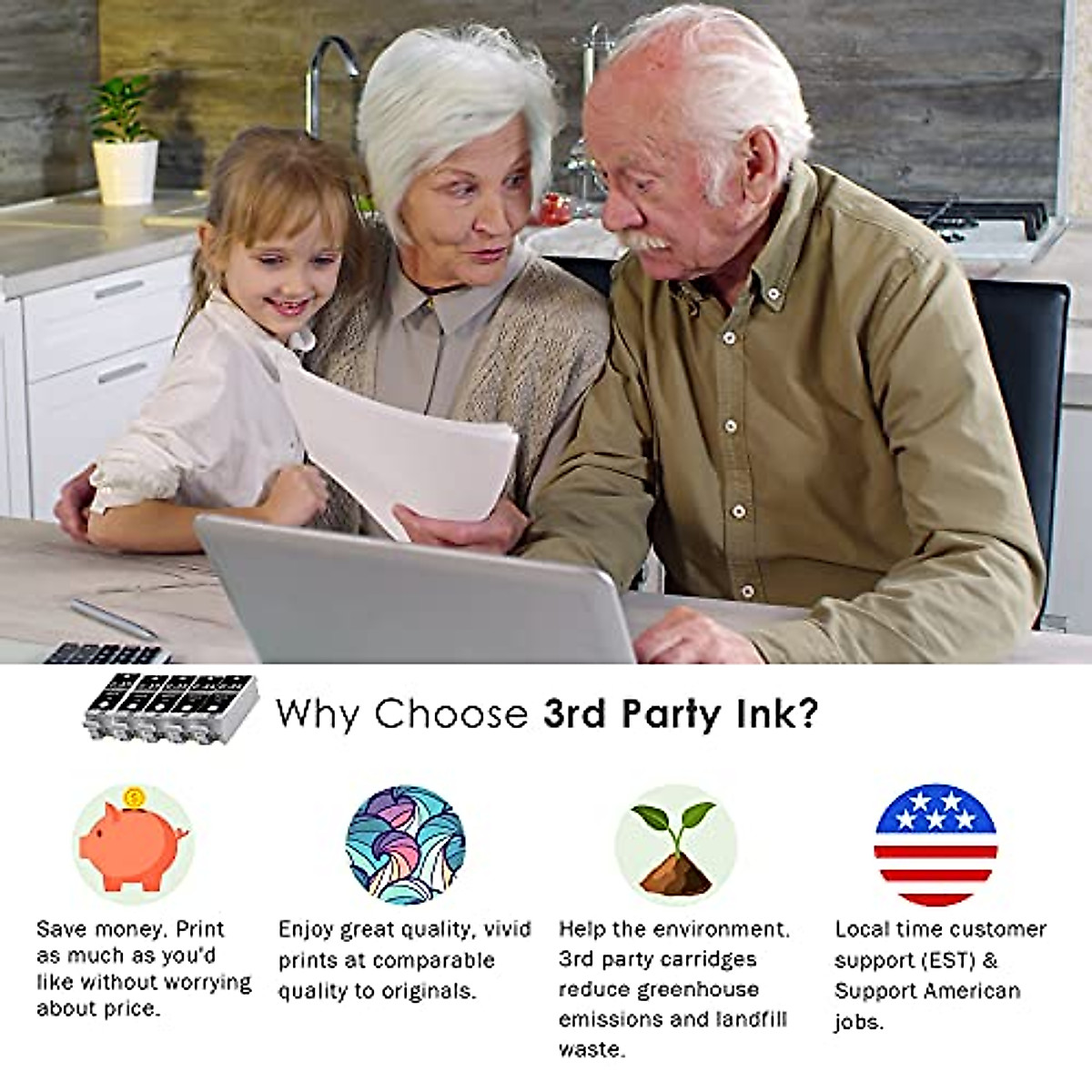 Limeink 5 Pack Black PGI-35 Compatible Ink Cartridges Set Use for PIXMA iP100 PIXMA iP110 Series Printers 1509b002 1511B002