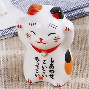 Cat Chopsticks Rest Dinner Spoon Stand Knife Fork Holder, Delightful Cat Shaped Chopsticks Holder, Ceramic Pattern Chopsticks Rest Rack Spoon Fork Knife Holder Rack Practice Furnishing Articles