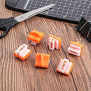 10 Pieces Paper Cutter Replacement Blade Paper Trimmer Replacement Blade Cutting Replacement Blades Paper Trimmer Blades Refill for A4 Black and White Paper Trimmer (Orange)