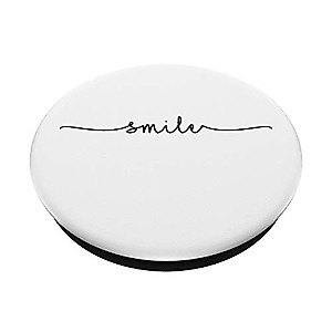 Style101 PopSocket - Smile -PopSockets Grip PopSockets PopGrip: Swappable Grip for Phones & Tablets