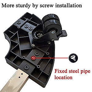 CASIMR Plant Caddy with Wheels, Heavy Duty 440lbs Capacity Rolling Plant Stand, 15-19 Inch Adjustable Indoor Outdoor Plant Dolly, Round Plant Roller Base Flower Pot Rack Holder Trolley Casters Tray