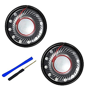 Komsunma Headphone Speaker Driver Replacement for Beats Studio2, Studio3, Solo2, Solo3, Bose QuietComfort QC25 QC35 QC2 QC15 AC25 AC35 32ohm 40mm Headset Speaker Parts(2-Pack)