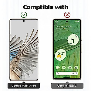 caslord Google Pixel 7 Pro Case with Strap, Mobile Phone Chain for Google Pixel 7 Pro, 6.7" Case with Neck Strap TPU Mobile Phone Case [Shockproof] [Camera Protection] [Adjustable Length] - Black