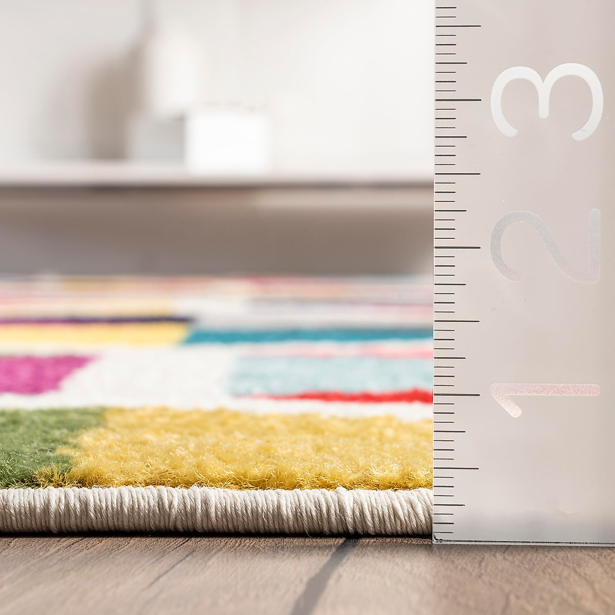 nuLOOM Maris Colorful Geometric Tiles Accent Rug, 3x5, Multi