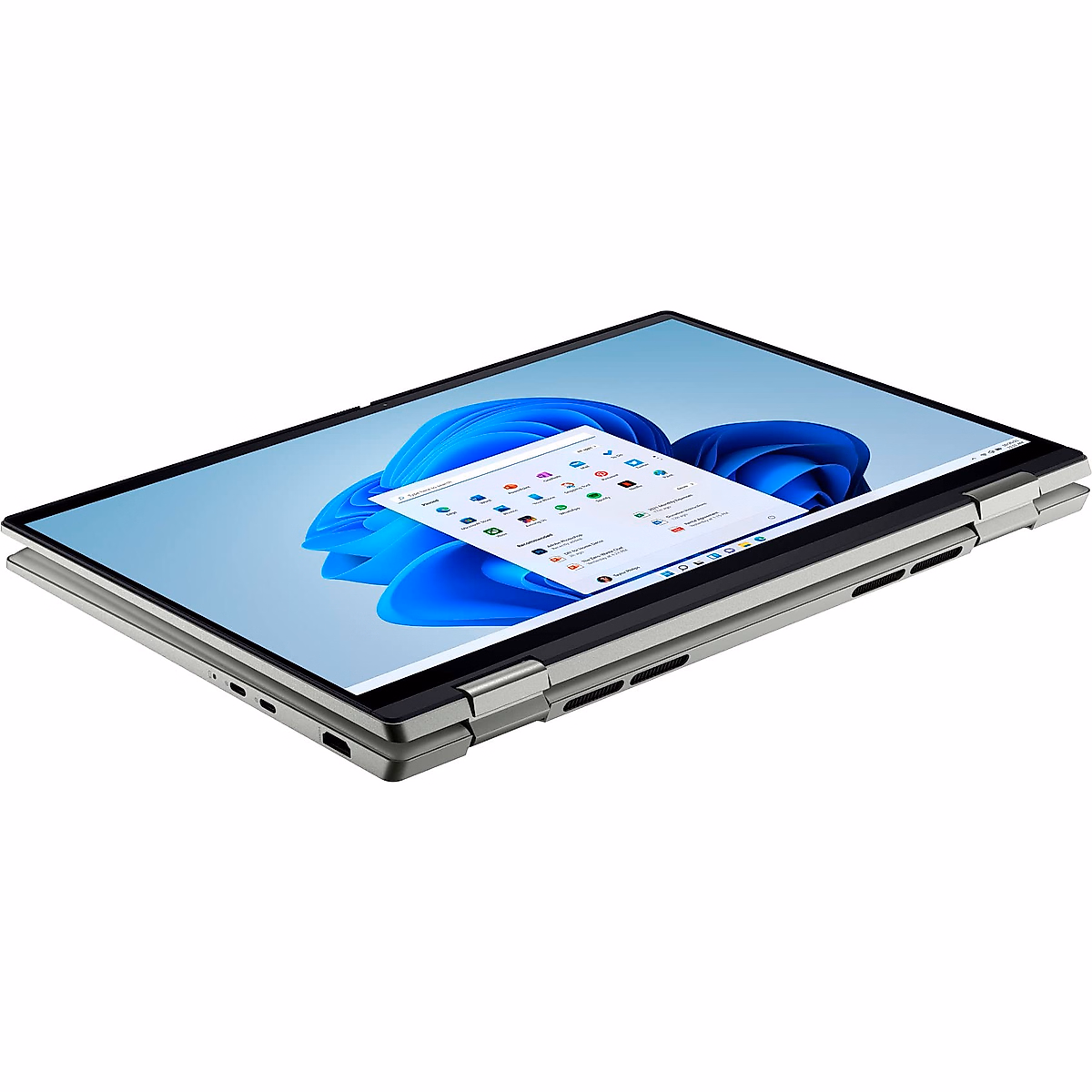 Dell 2023 Inspiron 7000 14" FHD+ IPS Touch 2-in-1 Convertible Laptop 6-Core AMD Ryzen 5 5625U AMD Radeon Graphics 16GB RAM DDR4 512GB NVMe SSD HDMI USB-C WiFi AX Backlit KB Fingerprint Windows 10 Pro