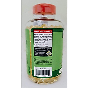 Kirkland Signature – Calcium Citrate, Magnesium and Zinc 500 Tablets + Vitamin E 400IU, 500 Softgels (Bundle of 2 Units Total)