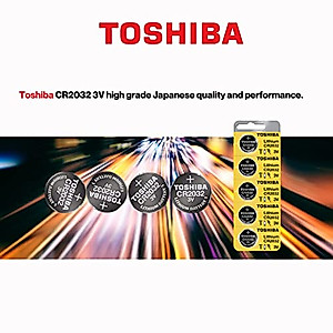 TOSHIBA CR2032 3 Volt Lithium Coin Battery (20 Batteries)