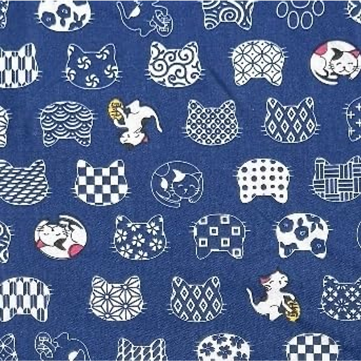 48pcs Cat Charm Packs Fabric Squares 5" x 5",Quilting Cotton Fabric Bundles Precut Fabric Pathwork for Quilting,Sewing and Scrapbooking(Cat Theme)