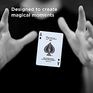 Bicycle Black Playing Cards, Standard Index, 1 Deck
