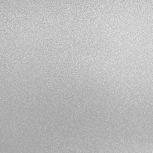 Best Creation 12-Inch by 12-Inch Glitter Cardstock, Silver