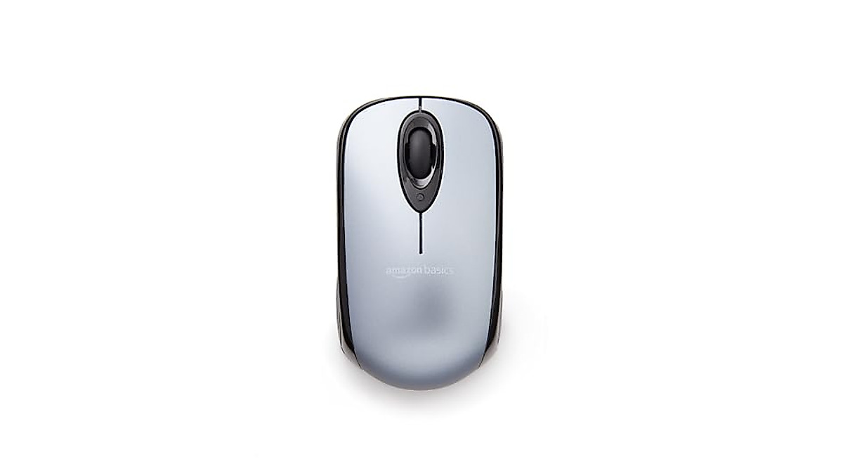 Amazon Basics Wireless Mouse 5-Pack - Reliable 2.4 GHz Optical Connection