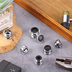 14 Pieces Faucet Adapter Kit Kitchen Aerator Adapter Female To Male Faucet Adapter Water Hose Adapter for Garden Hose Water Filter Standard Hose Sink Sprayers