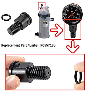 Deecaray R0557100 Pressure Gauge Adapter with O-Ring Seal,Compatible with Zodiac Jandy Cs Series Cartridge Filters