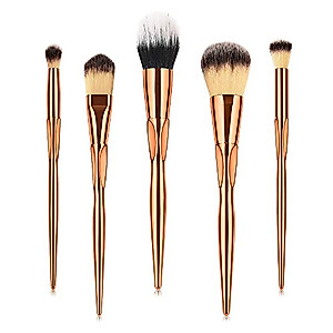 Eye Shadow Brushes Cotton Tip Makeup Brushes Set Pro Brush Eyeshadow Tool Foundation Powder Lip Eyeliner 5PCS Brush Charcoal Bar Soap for Makeup Brushes