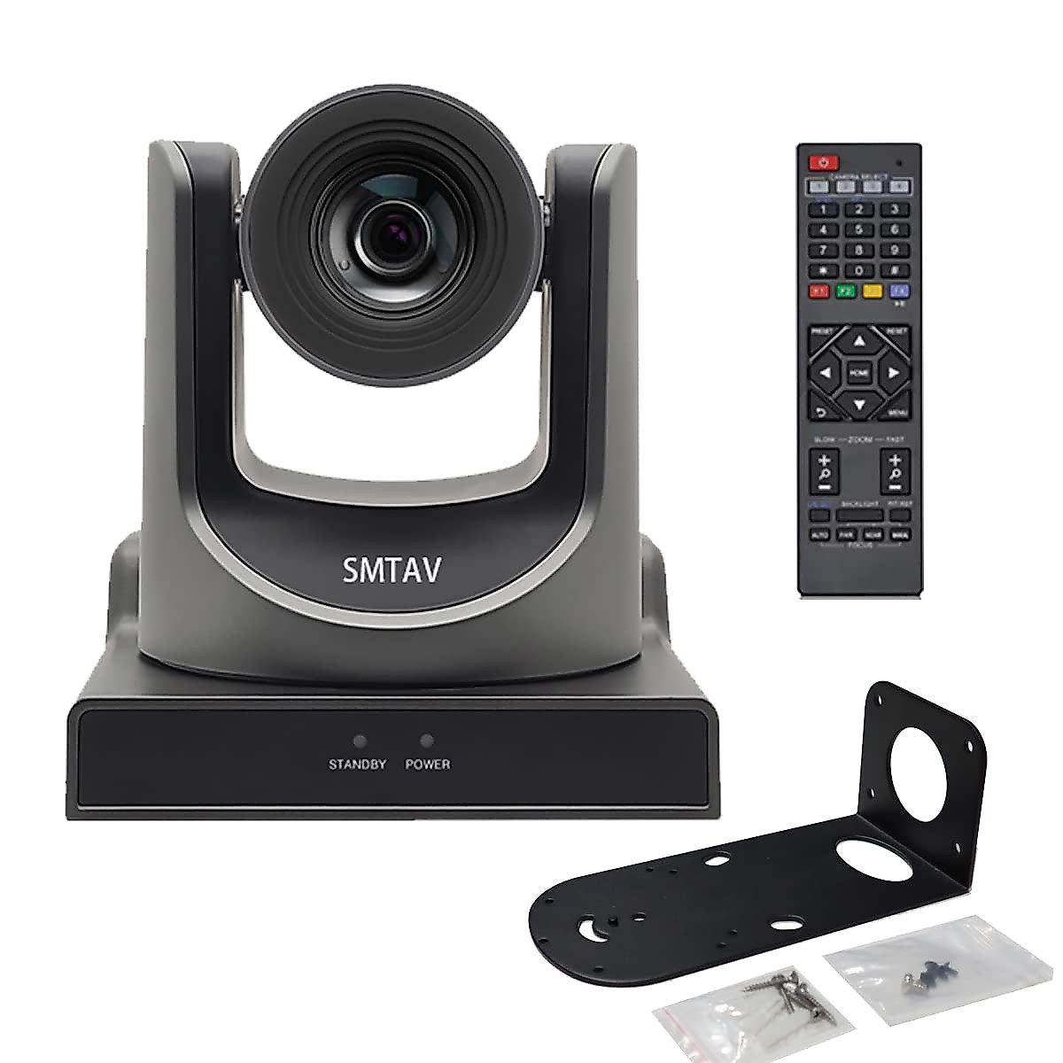 SMTAV NDI Streaming PTZ Camera, 30x Optical + 8X Digital Zoom,high-speed PTZ,3G-SDI+HDMI+IP output,NDI support Video Conference Camera