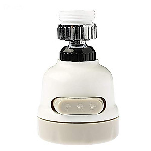 INIFLM 360° Rotating Kitchen Faucet Booster Shower, Water-Saving Filter Universal Splash-Proof Nozzle