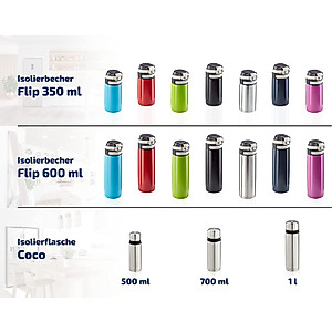 Leifheit Thermosflasche Thermos flask, 7,8 x 7,5 x 25 cm, Dark Blue