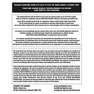 Wallis Johns Peanut Free Wild Bird Seed - Something for Everyone(2) Blend (6 lb)