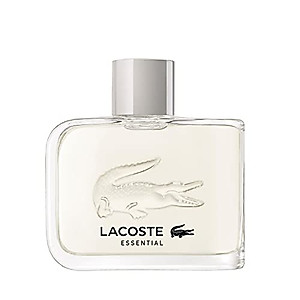 Lacoste Essential Eau de Toilette - Long Lasting Fragrance with notes of Citrus, Rose & Patchouli - Fougere & Aquatic - 4.2 fl. oz.