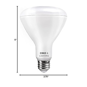 Cree Lighting BR30-65W-40K-U1 Pro Series BR30 Indoor Flood 65W Equivalent LED Bulb (Dimmable) 655, Cool White