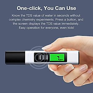 2024 All-New 4 in 1 Tds Meter Digital Water Tester - Accurate and Reliable TDS EC & Temp(°C,°F) Meter - 0-9990ppm - Professional Testing for Drinking Water, RO/DI System, Aquariums etc