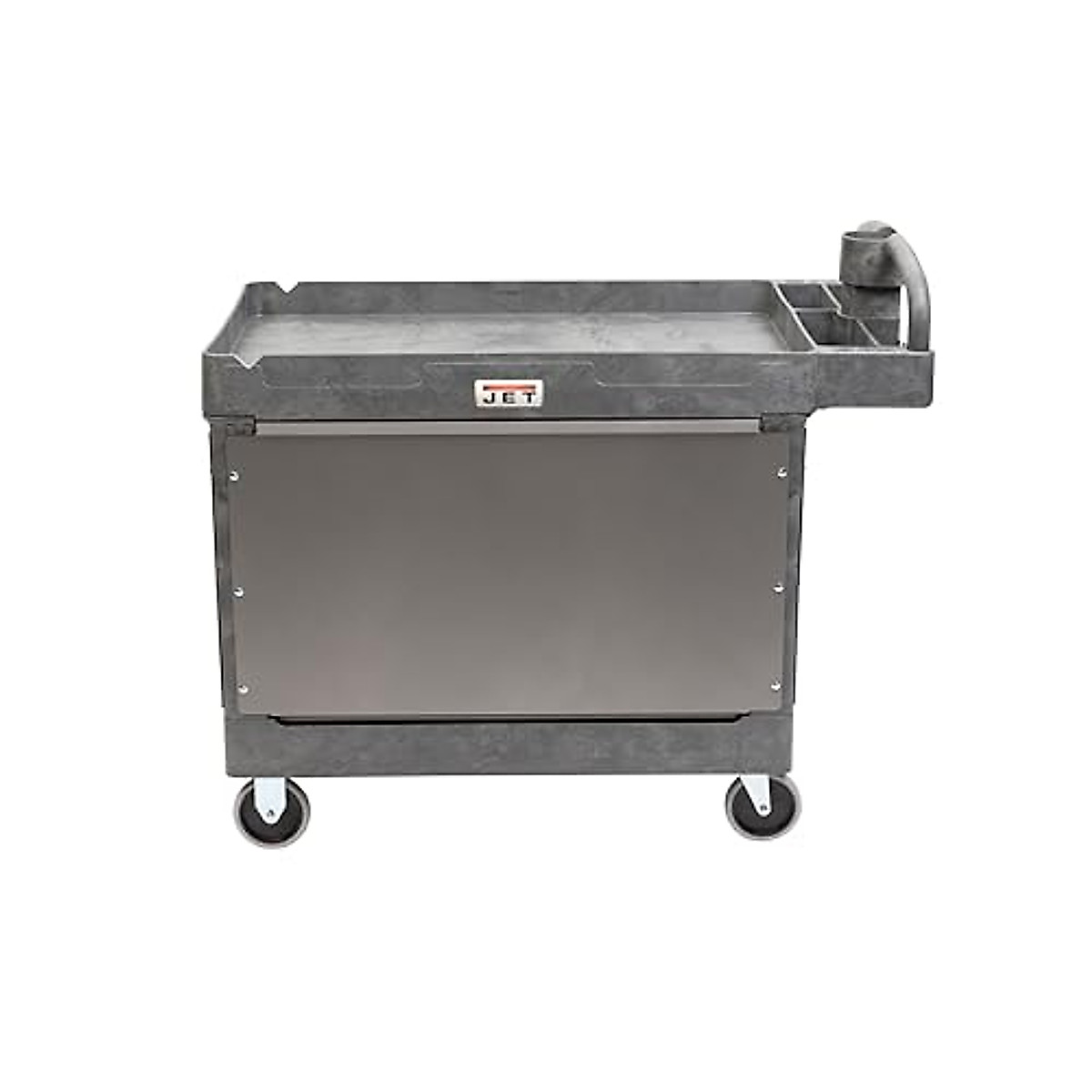 JET PUC-4325 Resin Utility Cart with JT1-125 LOAD-N-LOCK Security System