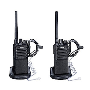 Walkie Talkies Voice Scrambler with Earpiece for Adults Outdoor CS Hiking Hunting Travelling Long Distance 2 Way Radios by Luiton (2 Packs)
