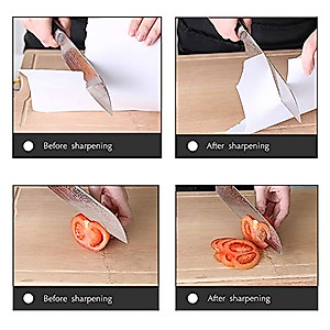 Whetstone Sharpening Stone 400/1000 Grit Kit,Whetstone Knife Sharpener Stone With Non-Slip Base,Chef Wet Stone For Knives,Blades,Waterstone Kitchen Gadgets