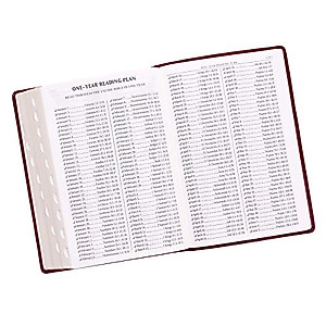 Personalized Bible with Custom Text KJV Bible Super Giant Print King Indexed LuxLeather Burgundy King James Version Bible Custom Made Gift for Baptism Christenings Birthdays Celebrations