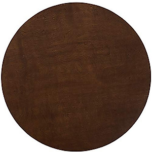 Crosley Furniture Landon Mid-Century Modern Round Wood Dining Table, Mahogany